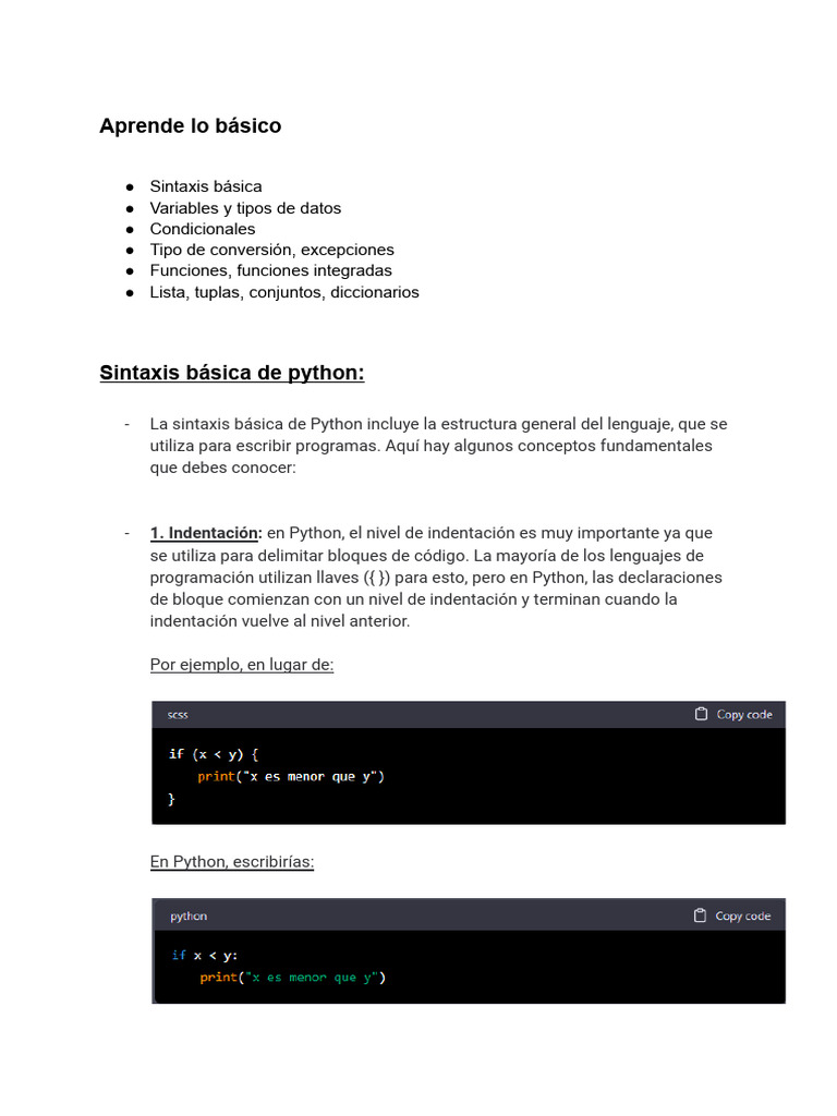 Python Puro Pdf Python Lenguaje De Programación Lenguaje De 