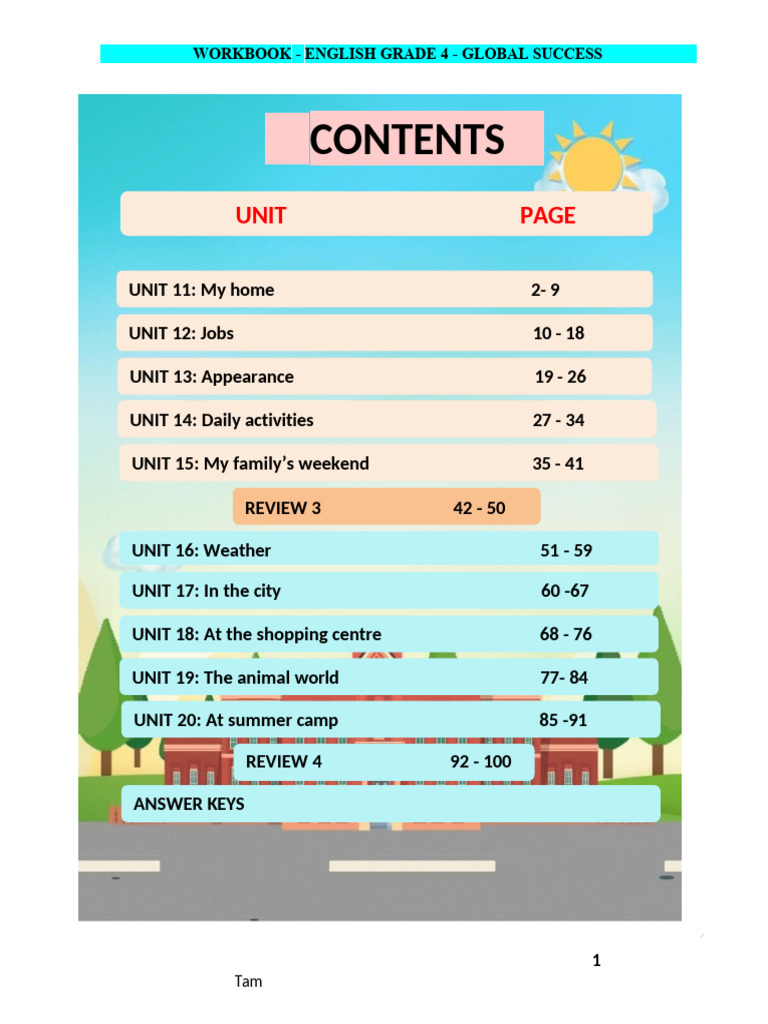 BT Bo TRo GLOBAL SUCCESS 4 Ki 2 | PDF