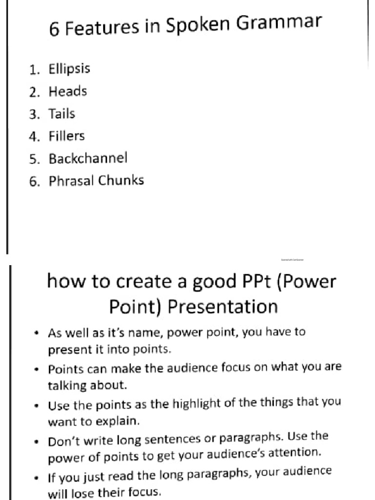 6 Features of Spoken Discourse | PDF
