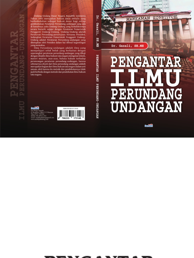 Buku Pengantar Ilmu Perundang-Undangan 2023 | PDF