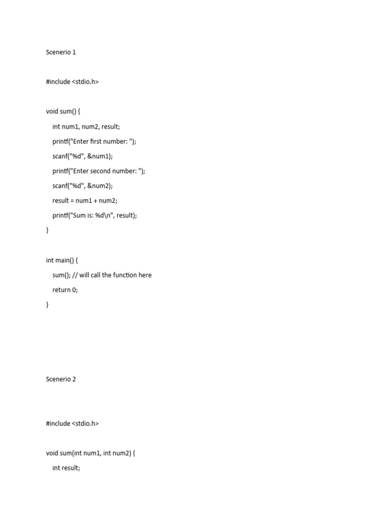C Programming Function Examples | PDF | Computer Libraries | Computing