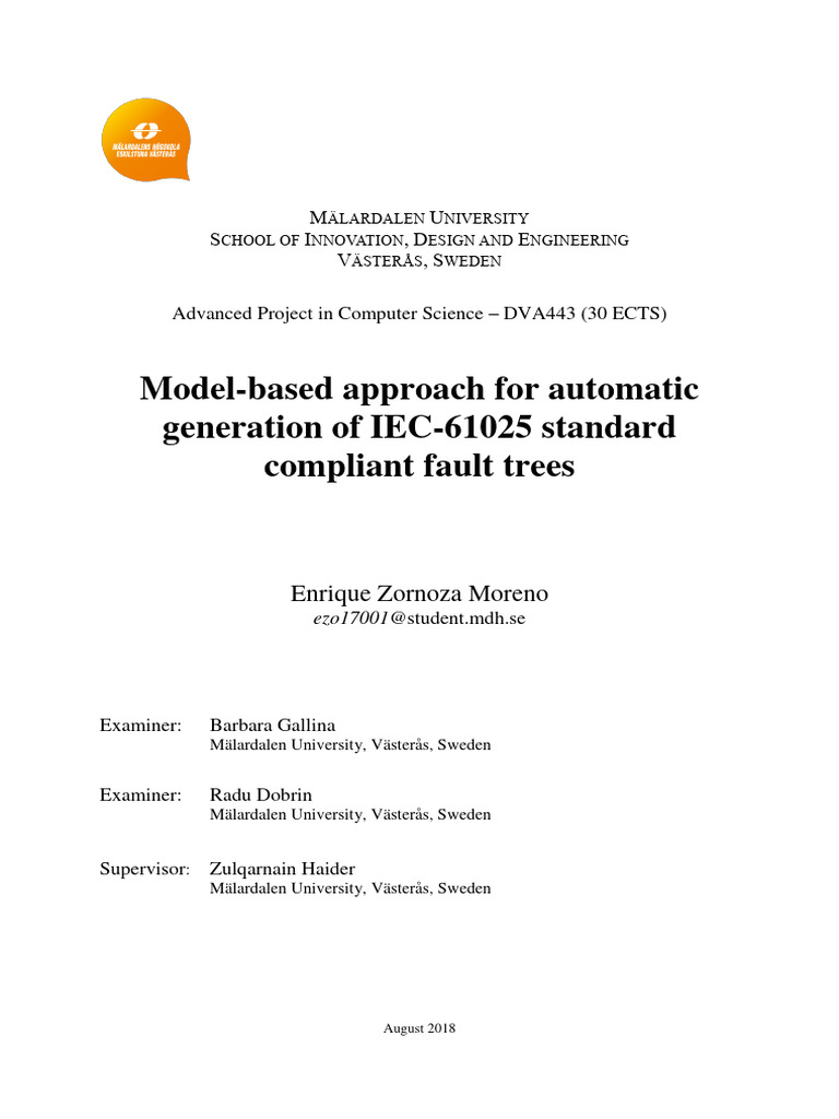 FULLTEXT01 | PDF | Reliability Engineering | Software Engineering