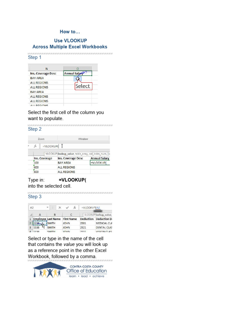 VLookup Help V2 | PDF | Data Management | Computing