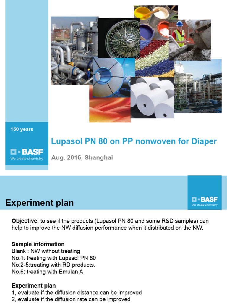 Lupasol PN 80 On PP Nonwoven - From Steven | PDF | Science ...