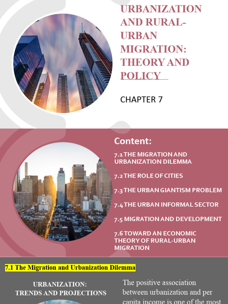 Urbanization and Rural-Urban Migration | PDF | Urbanization | Human ...