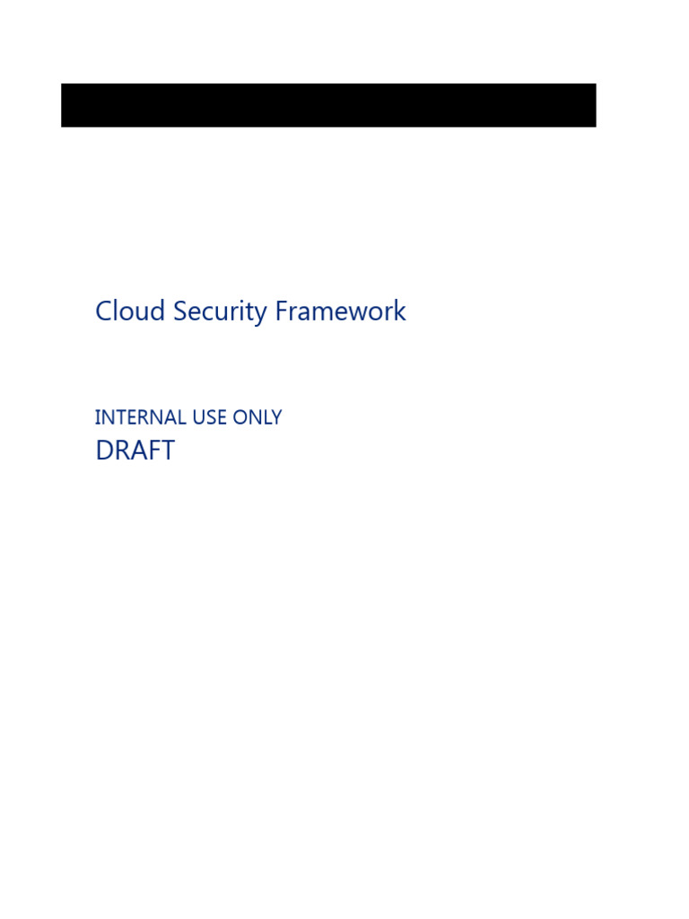 Cloud Security Assessment Framework | PDF | Information Security | Computer Security