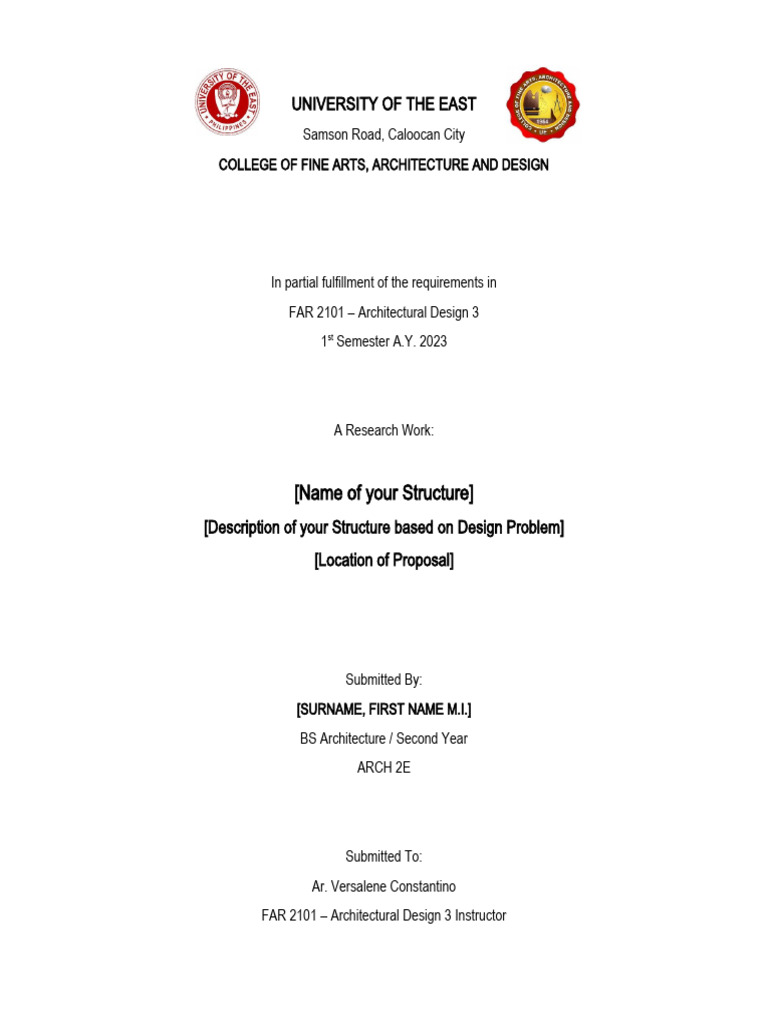 Design 3 Research Title Page | PDF