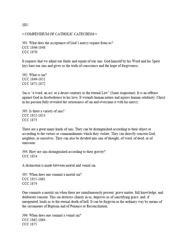 SIN | PDF | Seven Deadly Sins | Theology