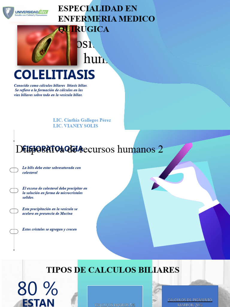 Colelitiasis: Causas, Diagnóstico y Tratamiento | PDF | Sistema digestivo | Hígado