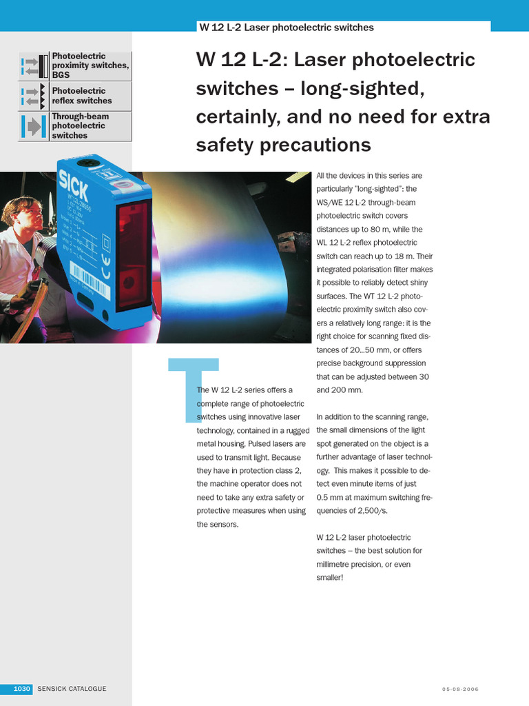 Fotoeléctrica Laser W12 L-2 | PDF | Photoelectric Effect | Laser