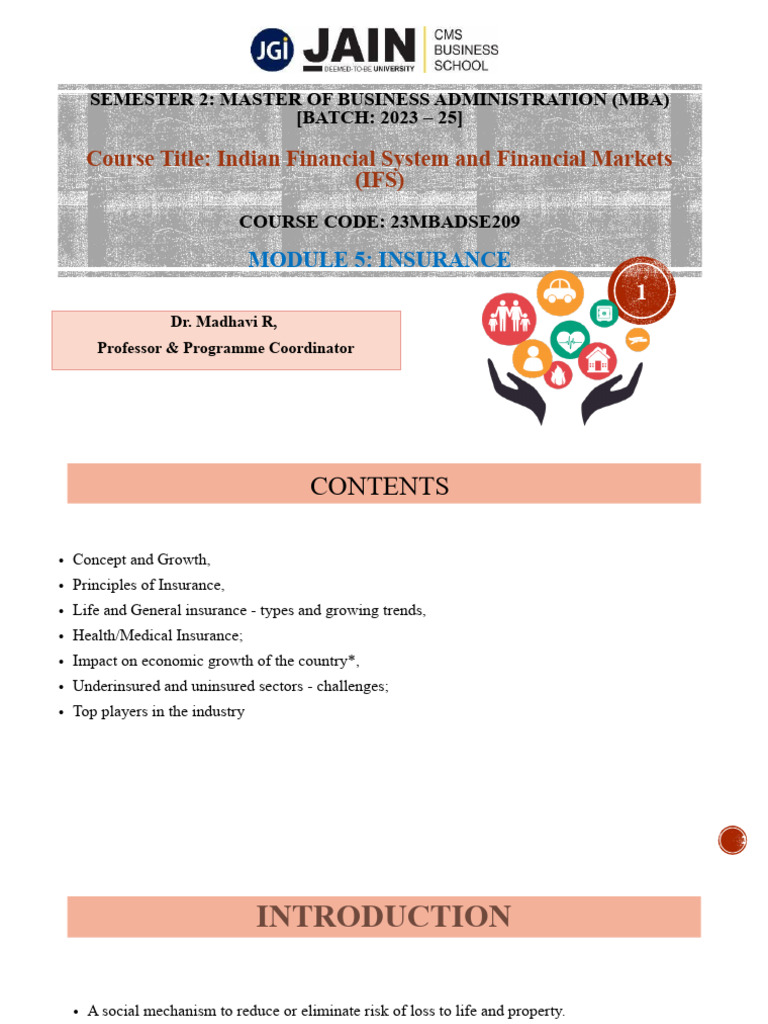 IFS Modules | PDF | Insurance | Life Insurance