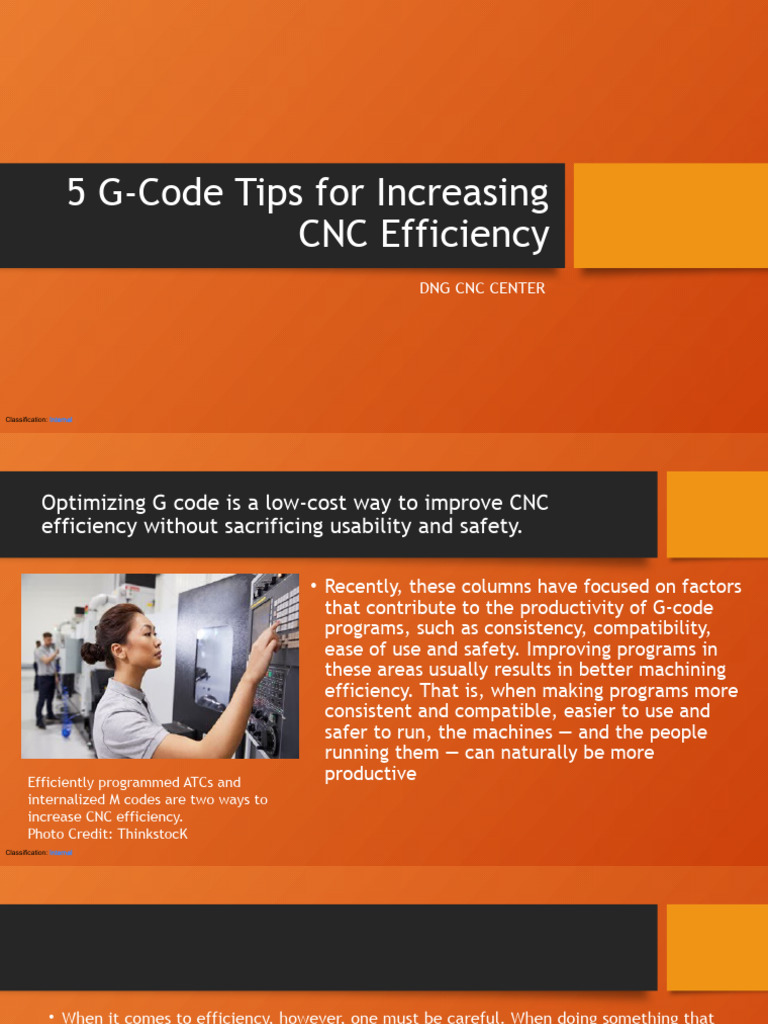 5 G-Code Tips For Increasing CNC Efficiency | PDF | Numerical Control | Usability