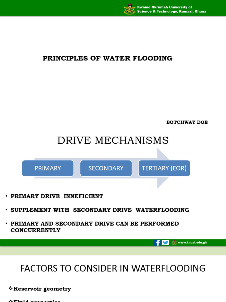 Principles of Water Flooding | PDF | Petroleum Reservoir | Porosity