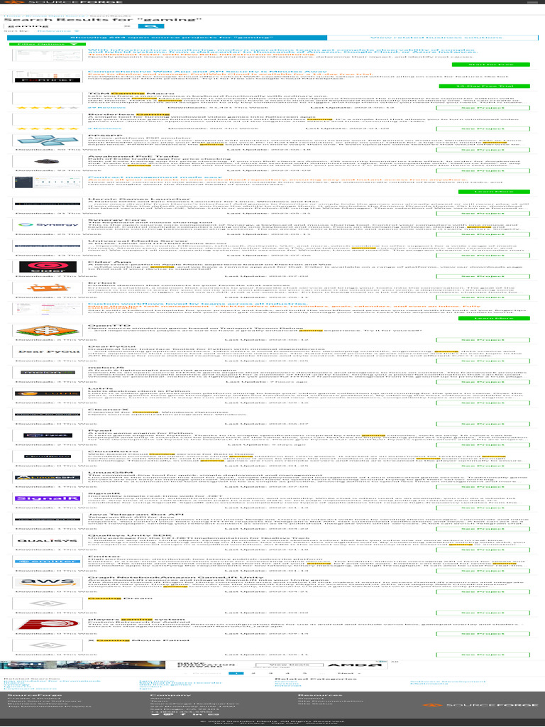 Gaming Free Download - SourceForge | PDF | Microsoft Windows | Cloud Computing