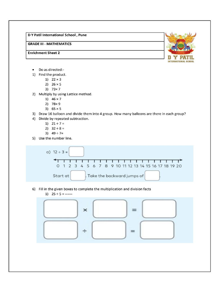 Math 2 Worksheet | PDF