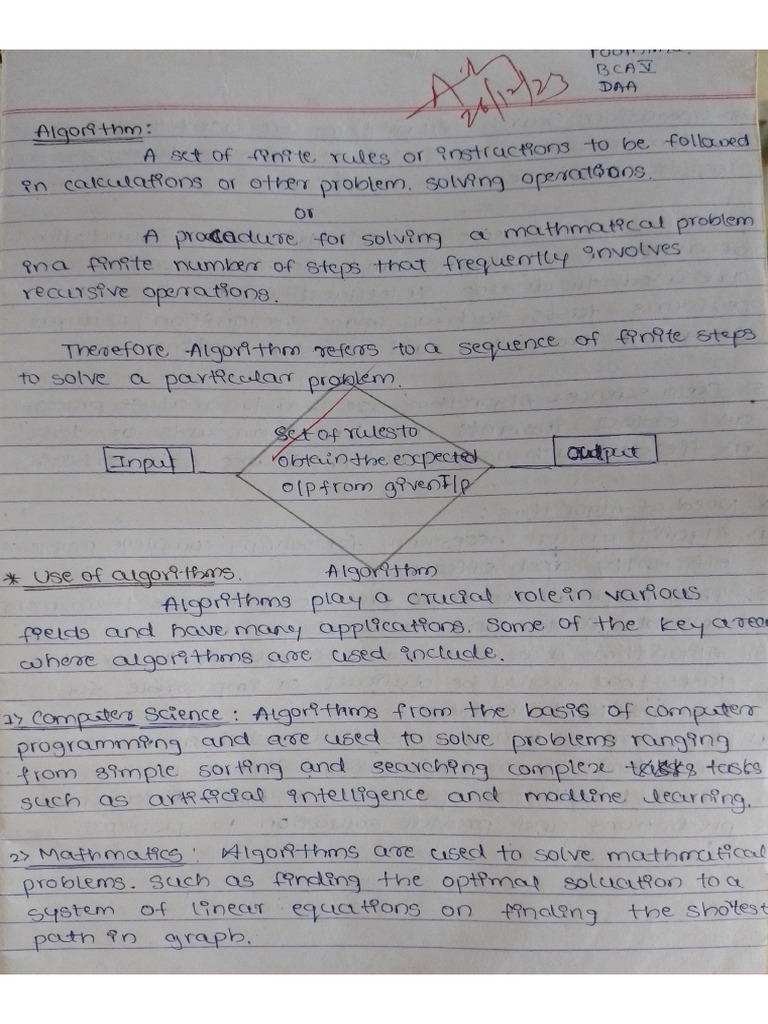 Design and Analysis of Algorithm | PDF
