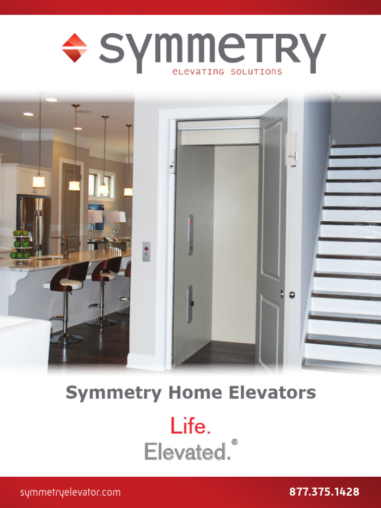 Symmetry Residential Elevator Brochure | PDF | Door | Elevator