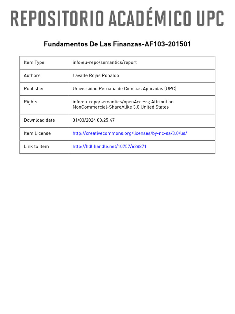 Fundamentos de - Las - Finanzas | PDF | Economias | Dinero
