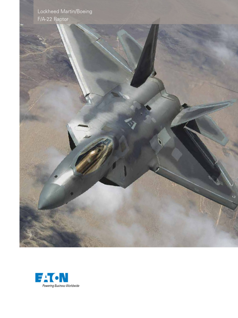 Lockheed Martin Boeing FA22 Raptor Capabilities Brochure | Download ...