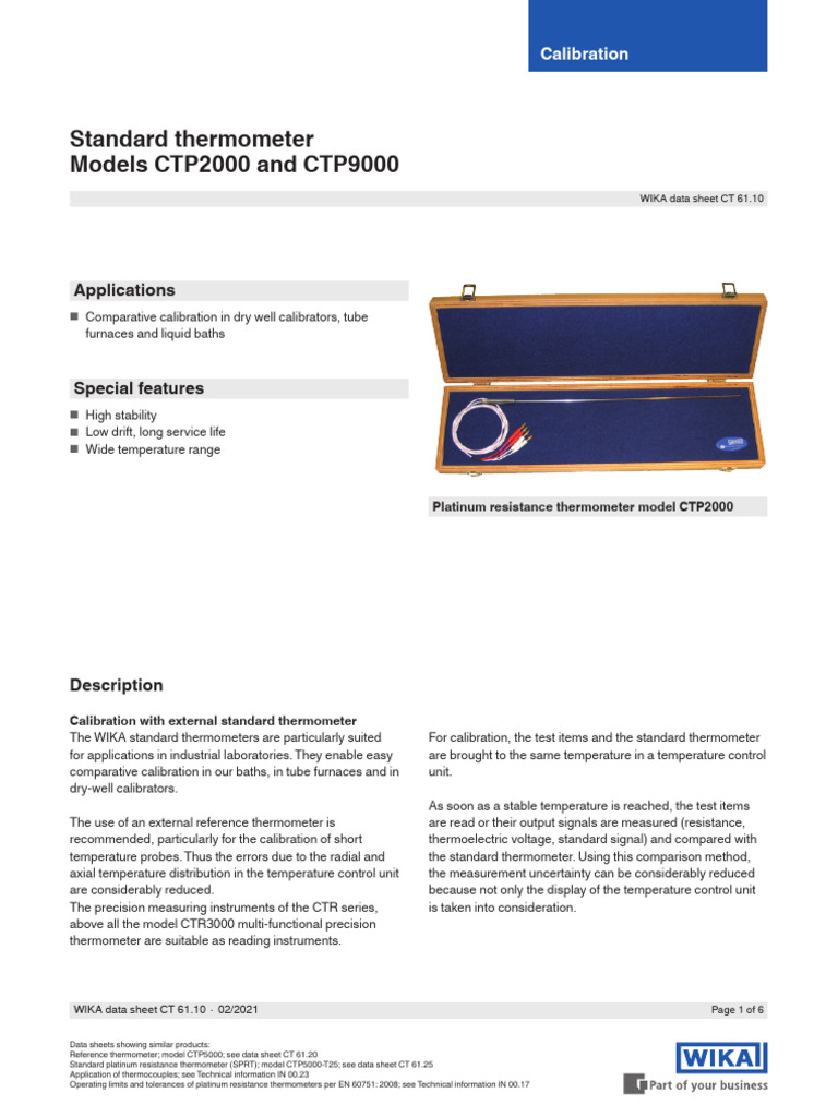RTD SPEC | PDF | Thermometer | Calibration
