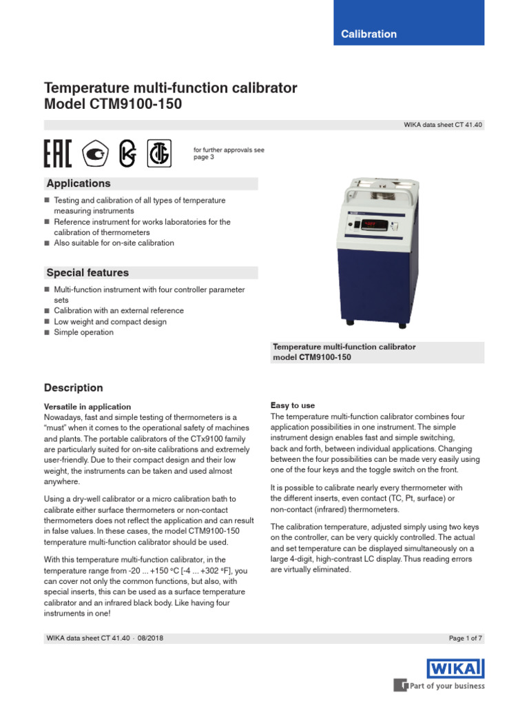 Temp Bath Low | PDF | Thermometer | Calibration