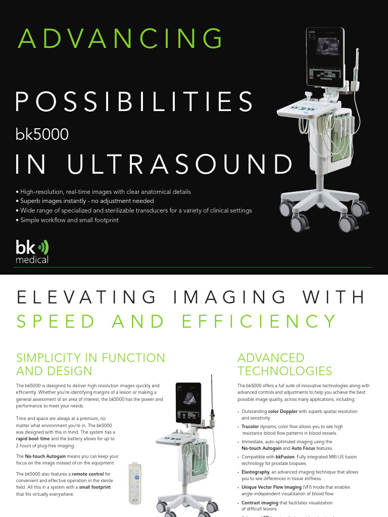 bk5000_General brochure | PDF | Medical Ultrasound | Medical Specialties