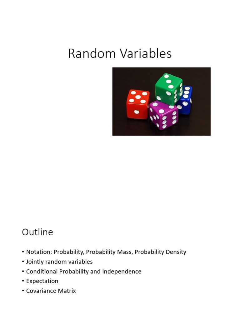 Understanding Random Variables and Probability | PDF | Probability ...