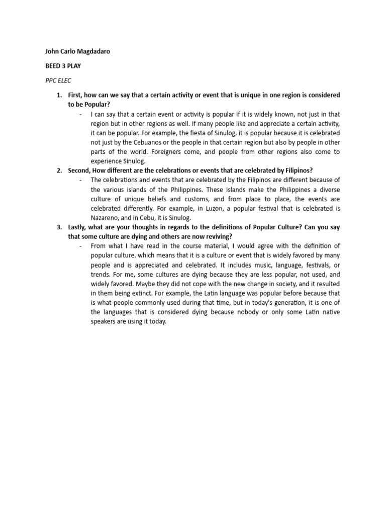 Magdadaro PPC ELEC | PDF | History