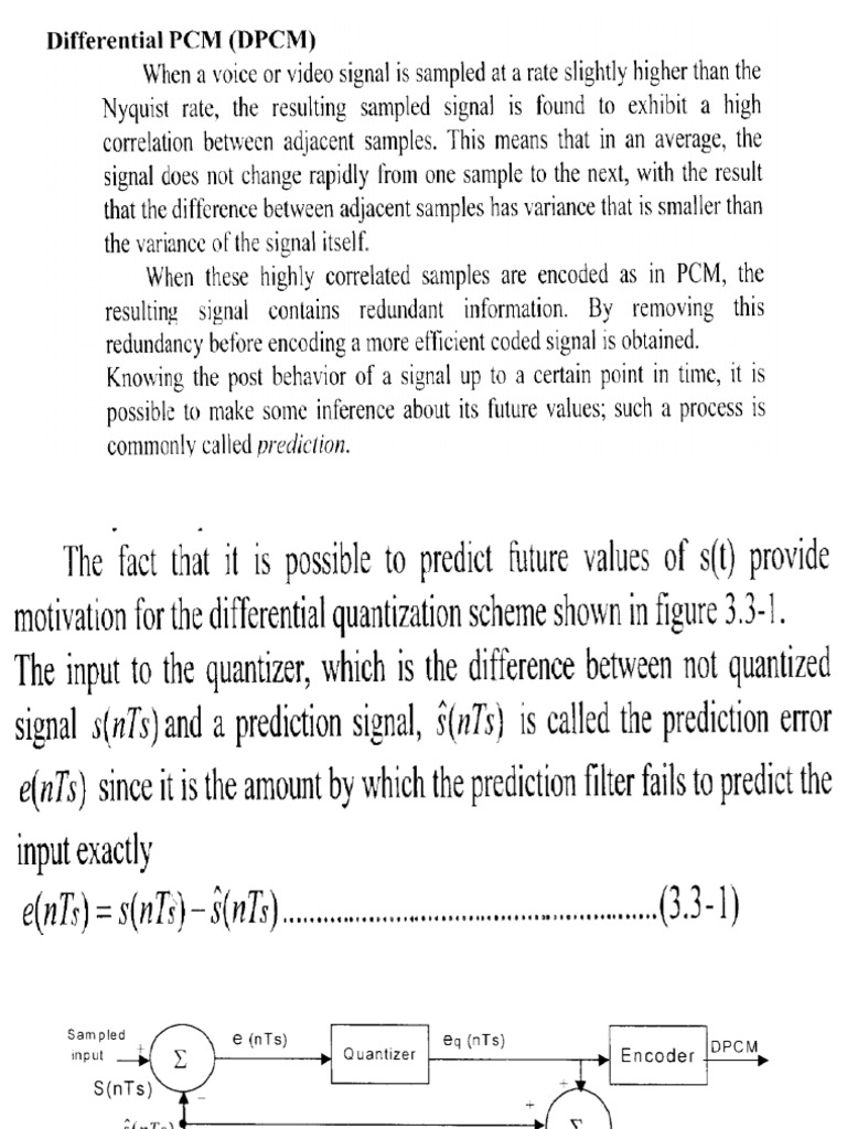 DPCM Modulation | PDF