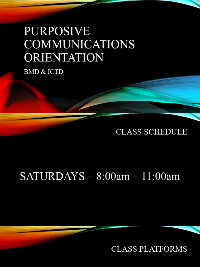 Orientation - BMD & ICTD | PDF Orientation - BMD & ICTD | PDF
