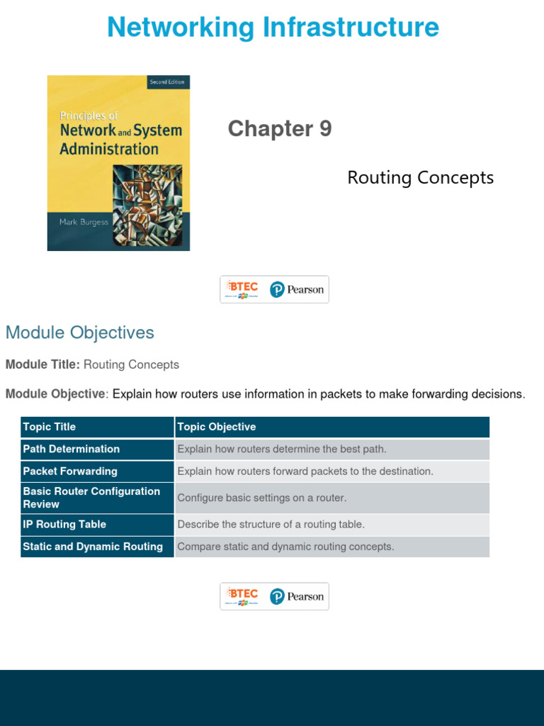Lecture9 Routing Concepts | PDF | Routing | Router (Computing)