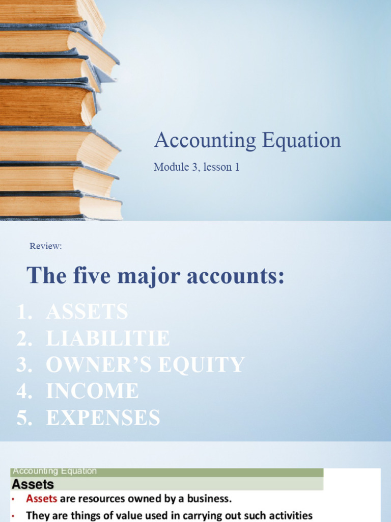 Accounting Equation | PDF