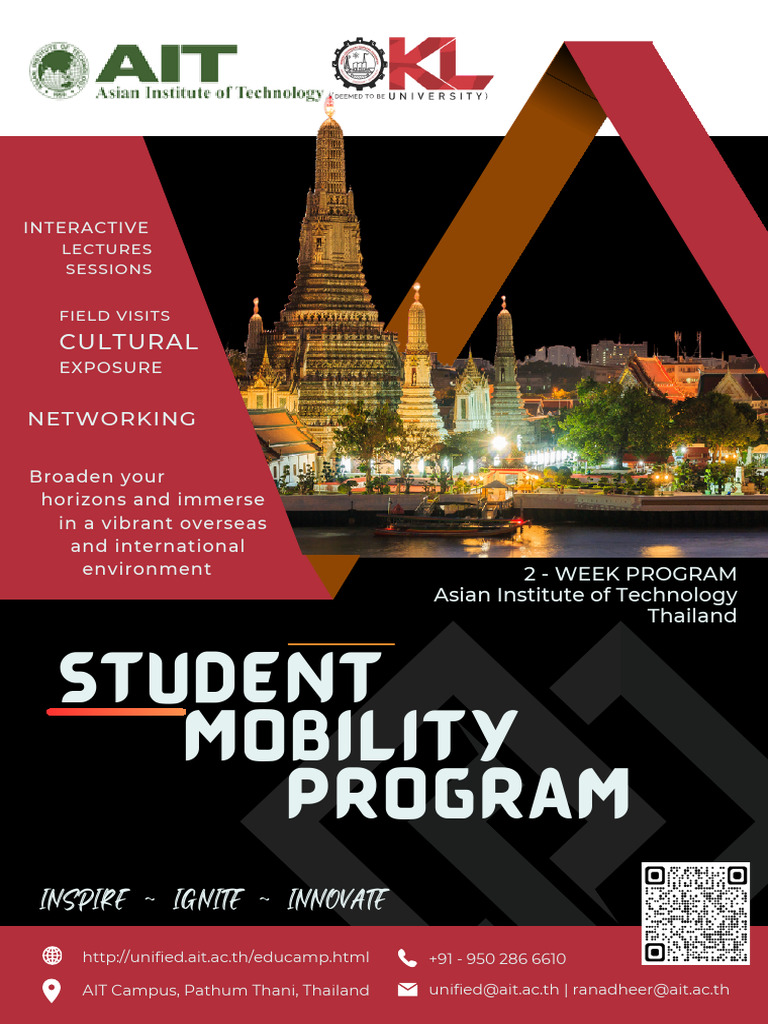 AIT Student Mobility Program | PDF | Computing