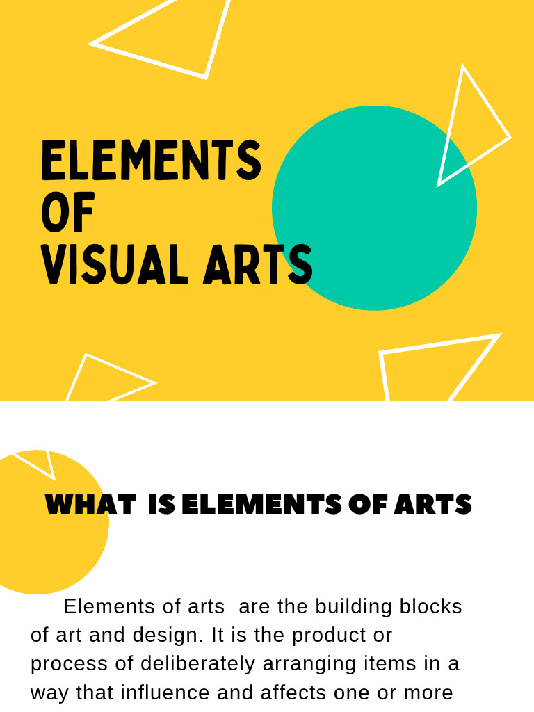 Visual Elements of Arts | PDF | Vision
