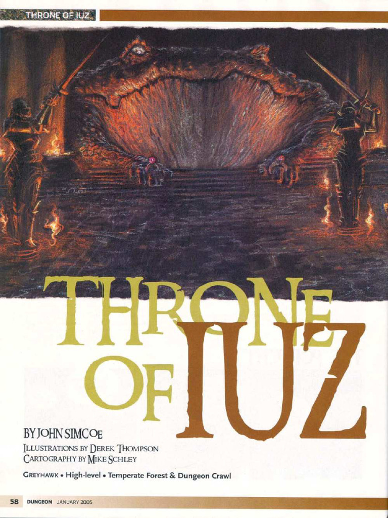 Throne of Iuz | PDF