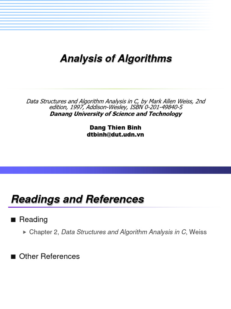 05 Analysis Pdf Time Complexity Integer Computer Science