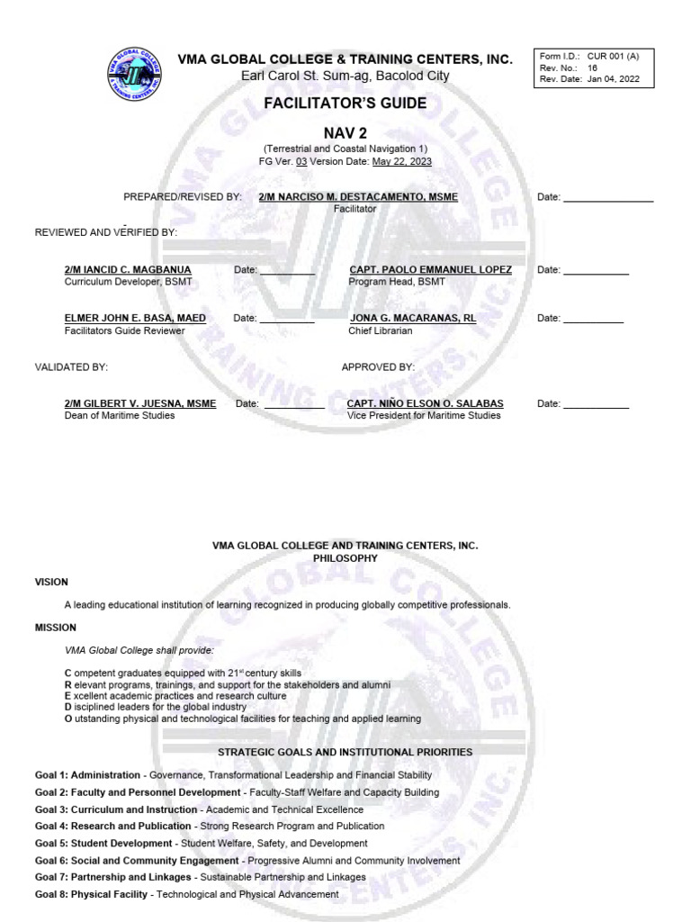 NAV 2 Ver 3 | PDF | Navigation | Hydrography