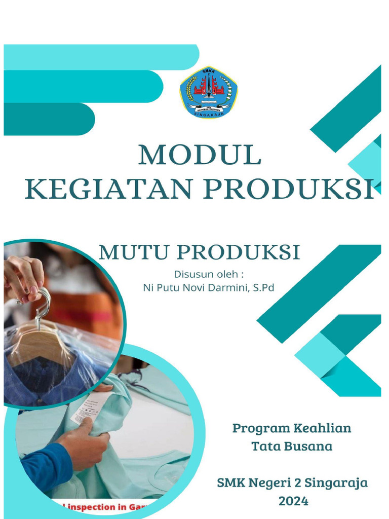 Modul PKK Xi Tata Busana | PDF