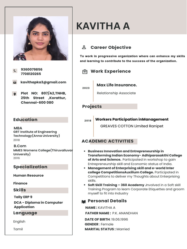 Business Administration Student. I Consider My Self A Responsible and ...