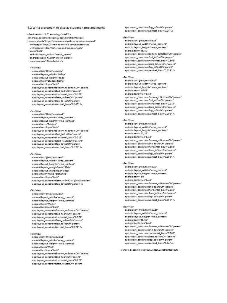 Practical 4.2 | PDF | Mobile Computers | Software