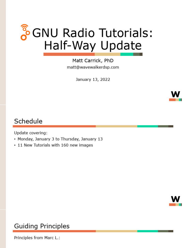 GNURadioTutorials UpdateHalfWayBlog | PDF | Filter (Signal Processing) | Computer Engineering