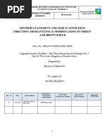 Aramco Scaffold Safety Requirements 8.001 | PDF | Scaffolding | Concrete