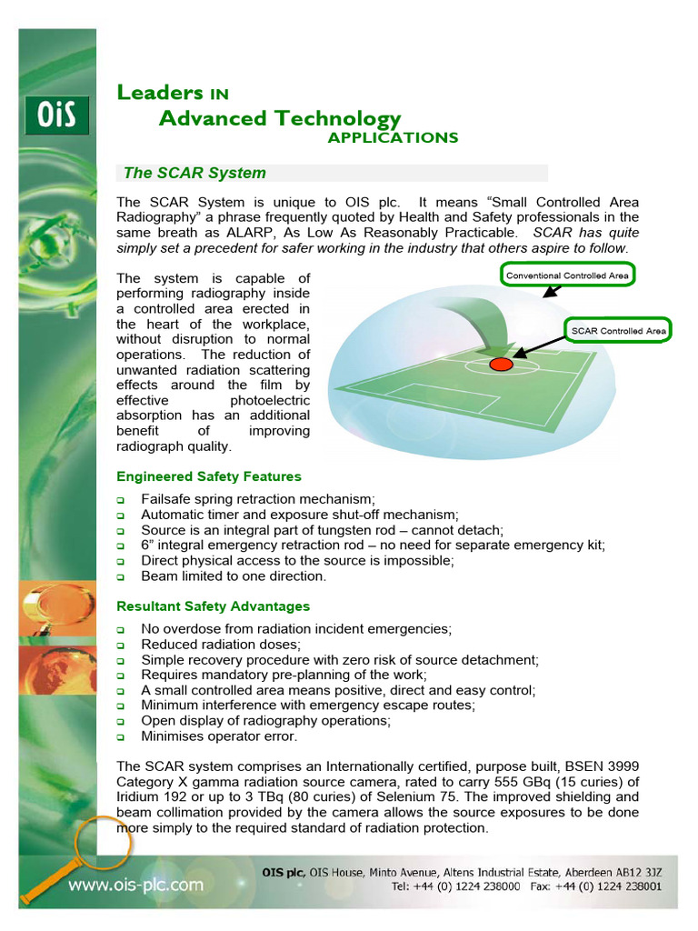 SCAR | PDF | Radiography | Ionizing Radiation
