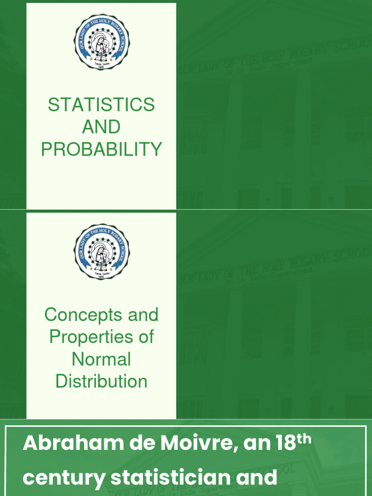 Lesson 6 Normal Distribution | PDF | Normal Distribution | Probability Distribution