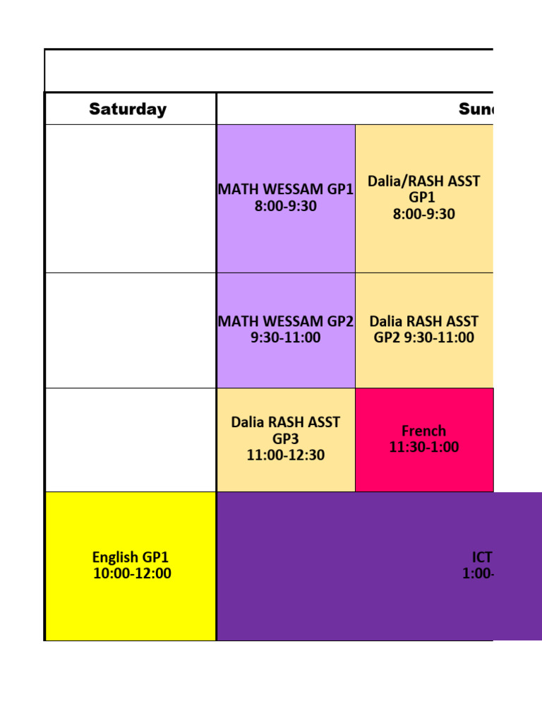 2023 Schedule Pdf