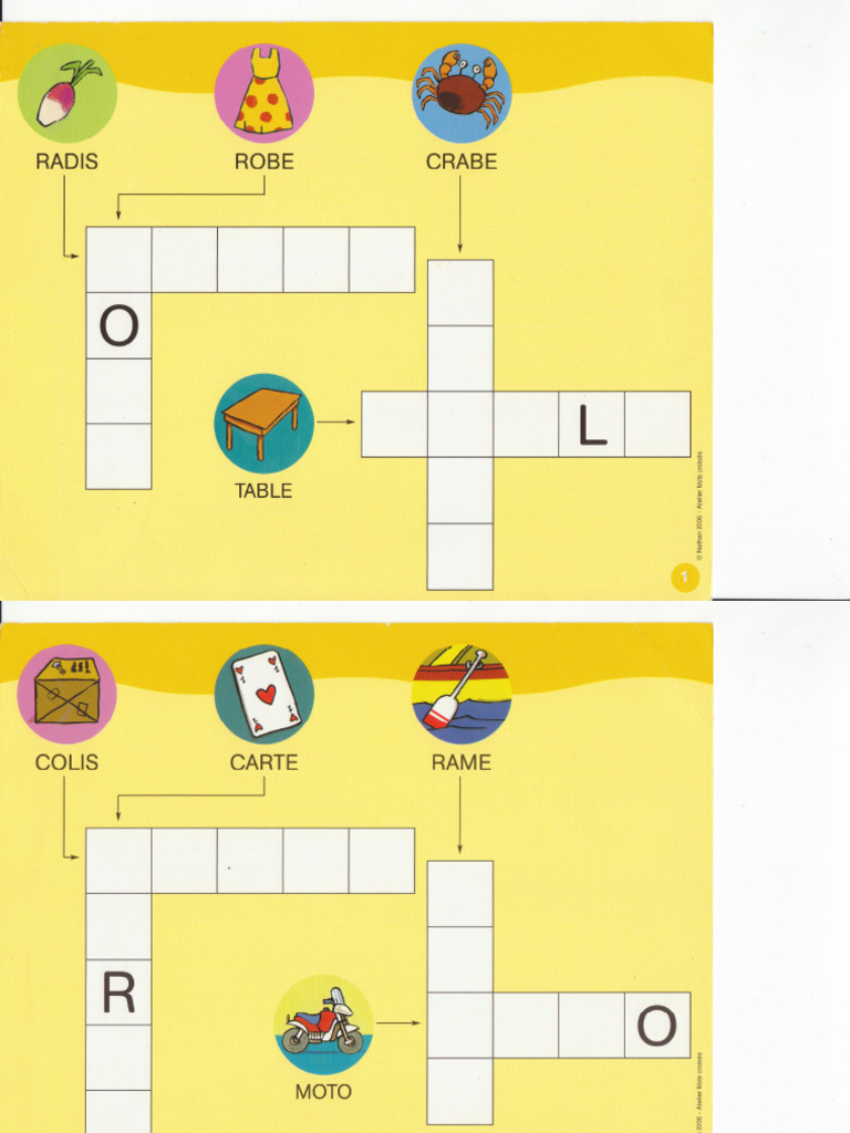 Nathan Atelier Nathan Mots Croisés GS CP | PDF