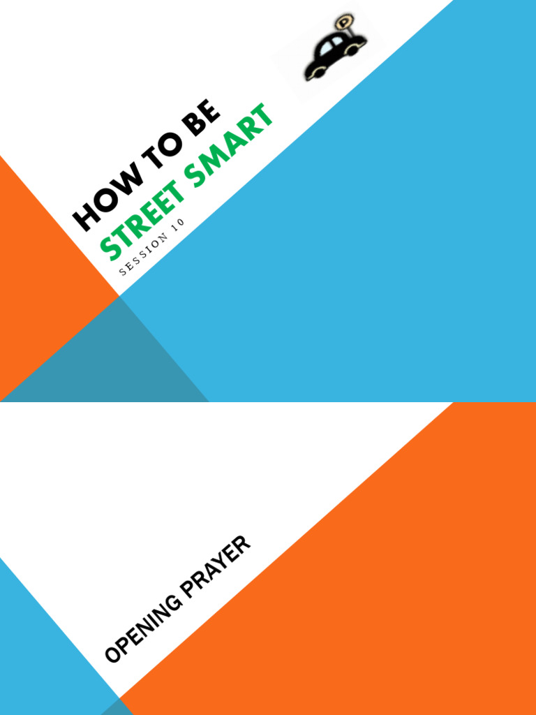 How To Be Street Smart | PDF | Augustine Of Hippo | Behavioural Sciences