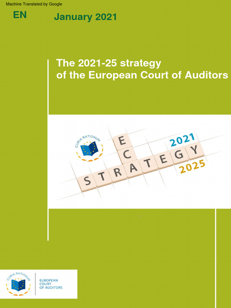 Strategy2021-2025 en | PDF | Audit | European Union