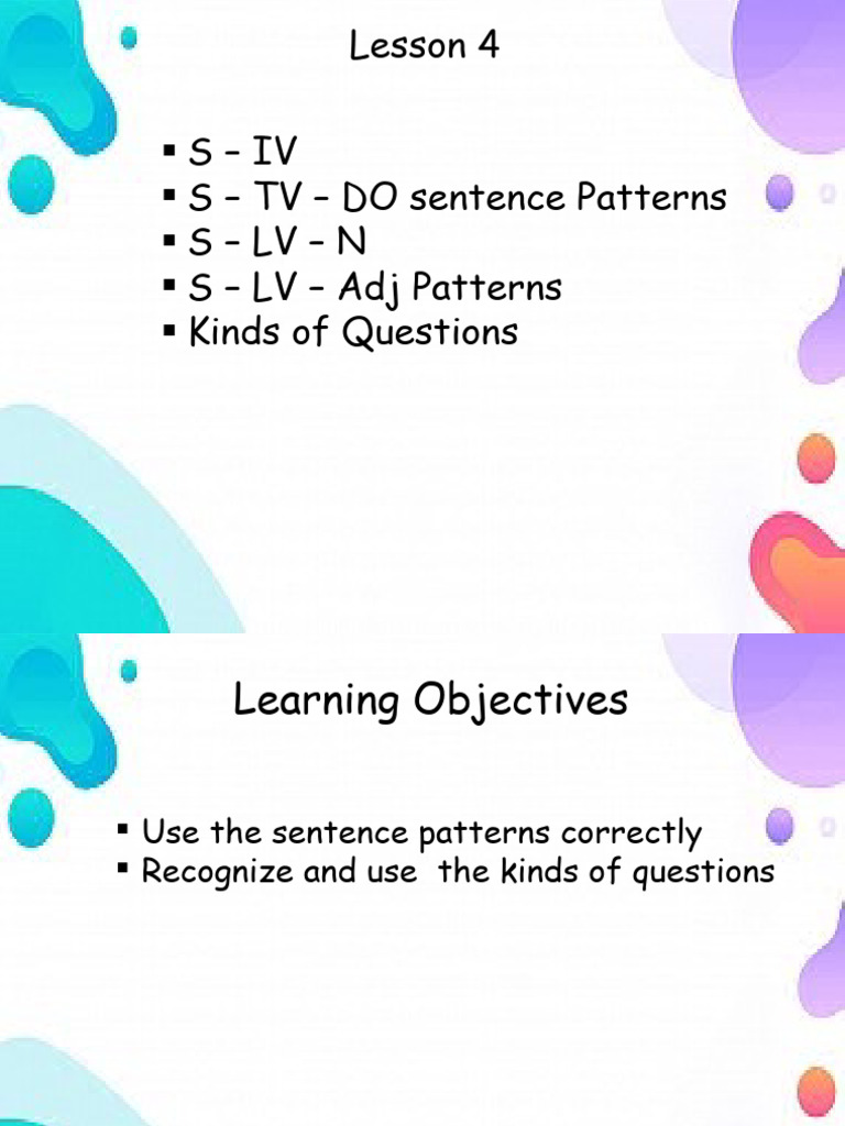 L4 Eng4 4thquarter | PDF | Verb | Subject (Grammar)
