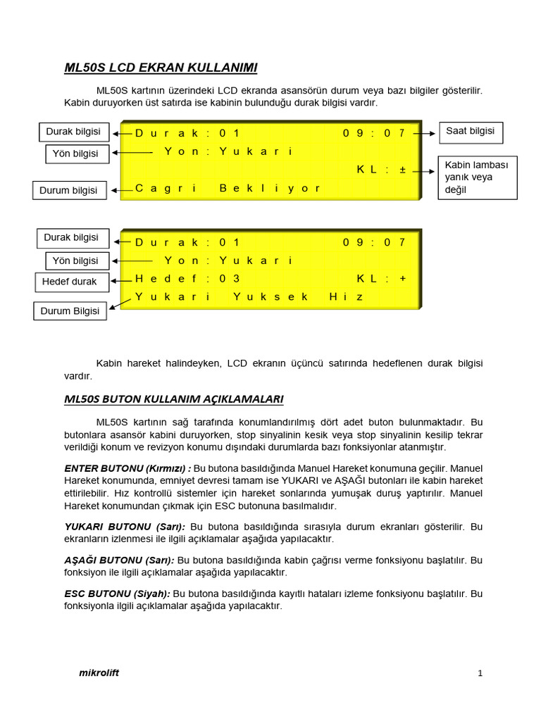 ML50S Kullanim Kilavuzu | PDF